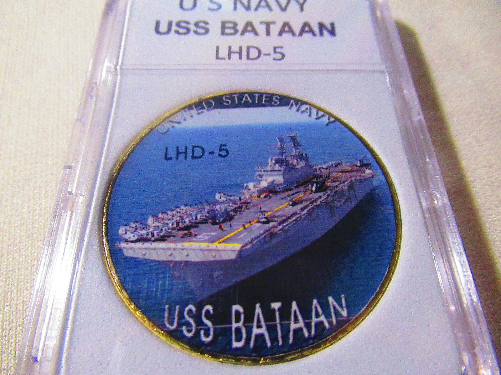 US NAVY - USS BATAAN LHD-5 Challenge Coin | eBay
