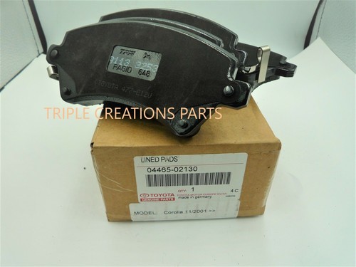 Genuine Toyota 04465-02130 Pad Kit Disc Brake Front 0446502130 OEM | eBay