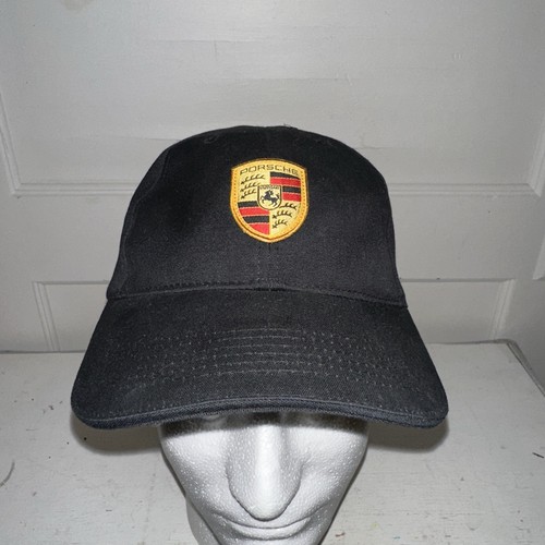 Genuine Porsche Crest Cap Porsche Design Black adjustable. | eBay