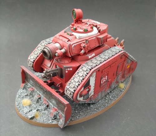 Warhammer 40K Astra Militarum Imperial Guard Leman Russ Demolisher Tank ...