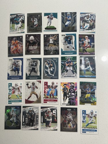 2021-2024 NFL Rookie Card Lot (25) Inserts Parallels Panini Prizm ...