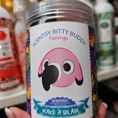 NEW Scentsy Bitty Buddy FLAMINGO Scented Make A Splash Scent - Plush ...