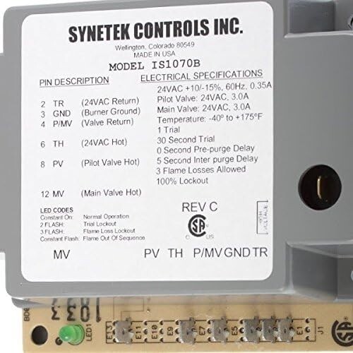 Synetec Controls AF Supply Fireplace IS1070B Ignition Module Control | eBay