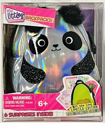 Shopkins Real Littles Mini Backpacks Series 3 Panda Bear! | eBay