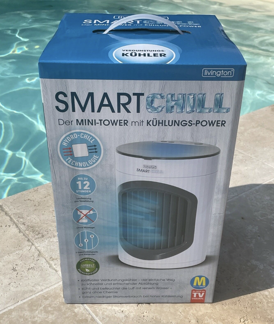 LIVINGTON SmartChill Smart Chill Luftreiniger Kühlgerät weiß - B-Ware ...
