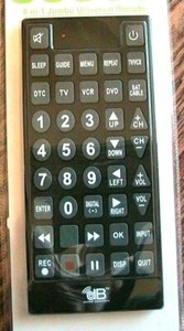 Decibel Electronics 8-In-1 Jumbo Universal Remote DTV Ready | eBay