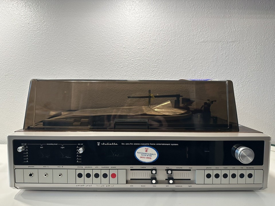 VINTAGE Juliette C-950 AM/FM Stereo, Cassette, Record, System *NEW OLD ...