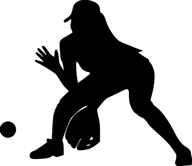 SOFTBALL INFIELDER Vinyl Decal Sticker - Fastpitch Fielder Outfield ...