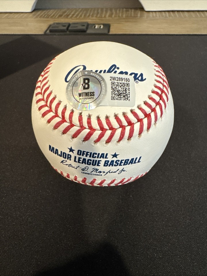 Bo Jackson Autographed MLB Signed Baseball Beckett Witness COA | eBay