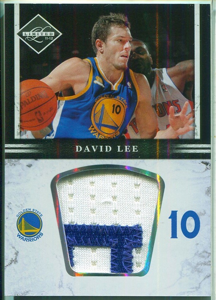 2011-12 Panini Limited Jumbo Materials Prime David Lee Jersey Swatch 9/ ...