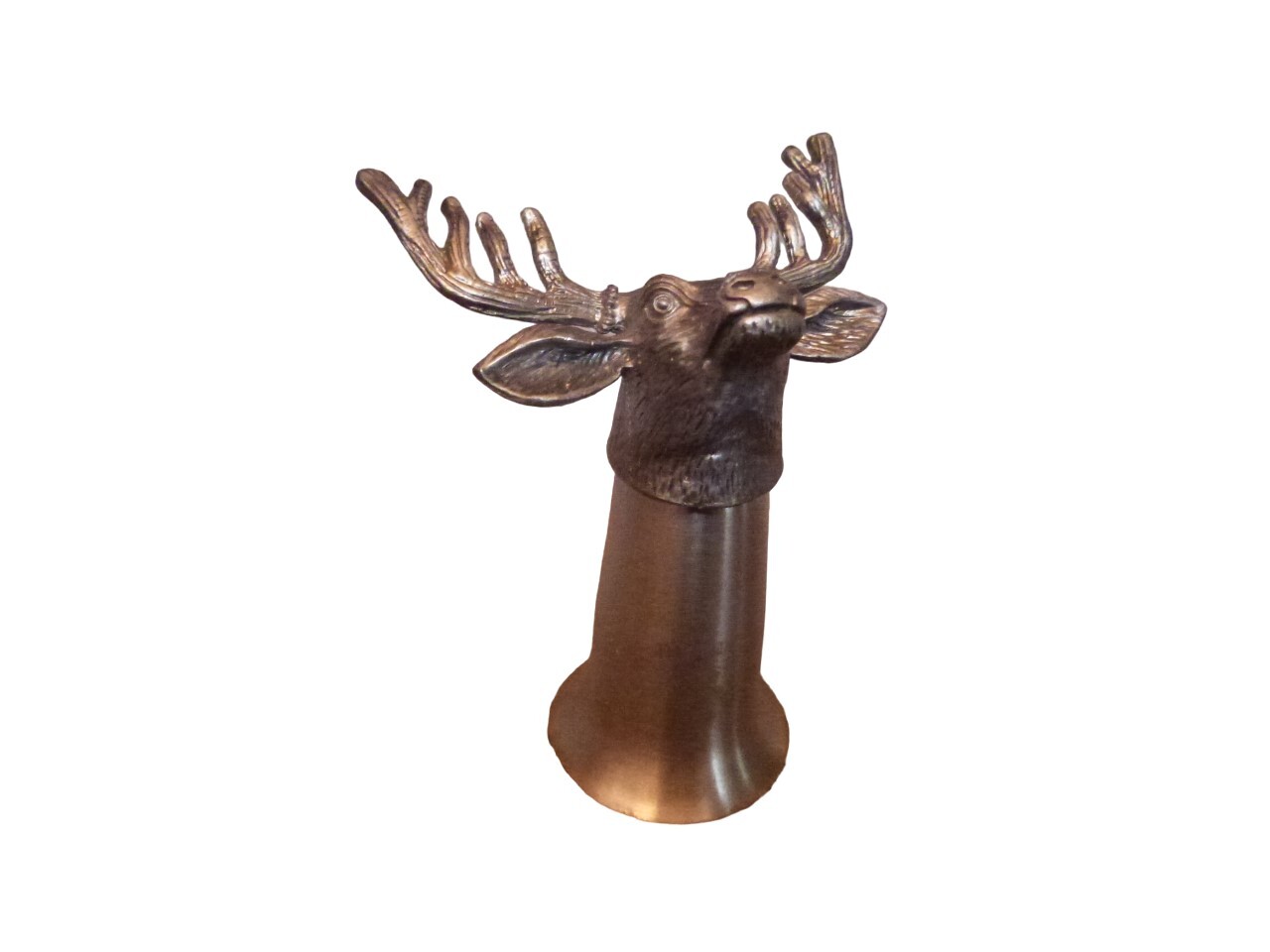 Jagermeister Pewter Deer Elk Stag Pewter Stirrup Cup Shot Glass Jigger ...