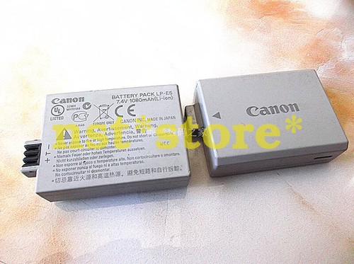 Für Canon LP-E5 Akku EOS 2000D 1000D 450D 500D KISSX2 X3 SLR Kamera ...