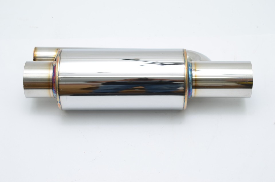 1320 Performance ultra quiet SHORT QW resonator muffler universal 3.5 ...