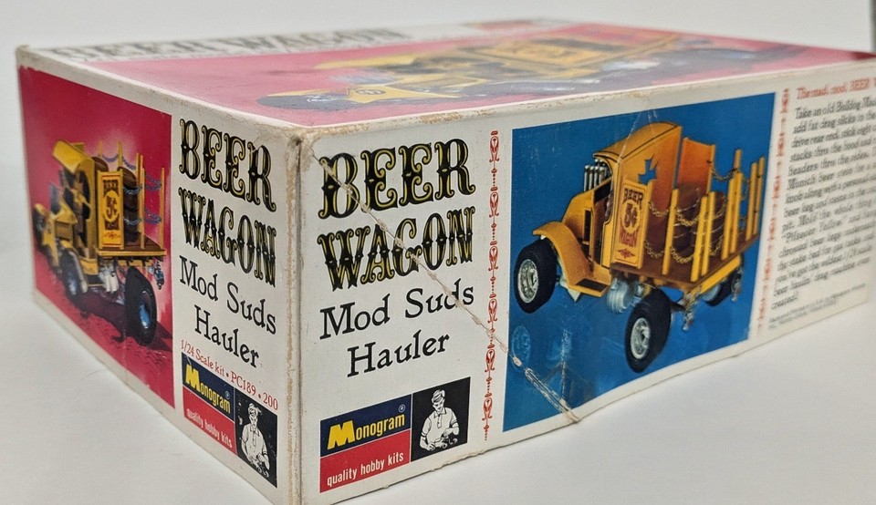 1967 1st Edition / Monogram Beer Wagon Model/Assembled with Box ...