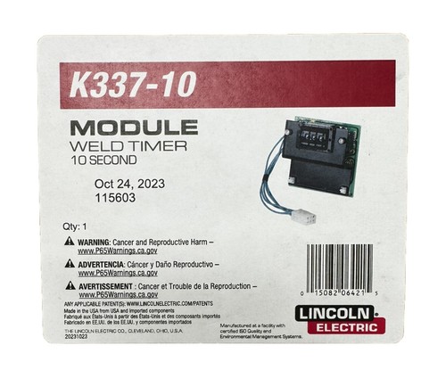 Lincoln Electric K337-10 Weld Timer Module. Free Shipping | eBay
