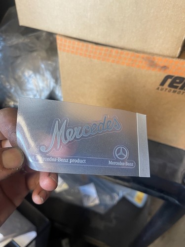 Genuine Mercedes-Benz "Mercedes Benz" Vintage Window Glass Sticker ...
