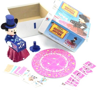 Mickey Mouse SPIN-A-ROUND Card Game - Milton Bradley - 1986 Walt Disney ...
