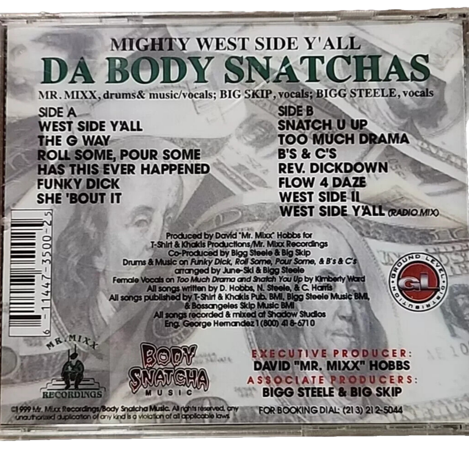 Da Body Snatcha's by Mighty WestSide Ya'll - (Brand New CD, 1999 ...