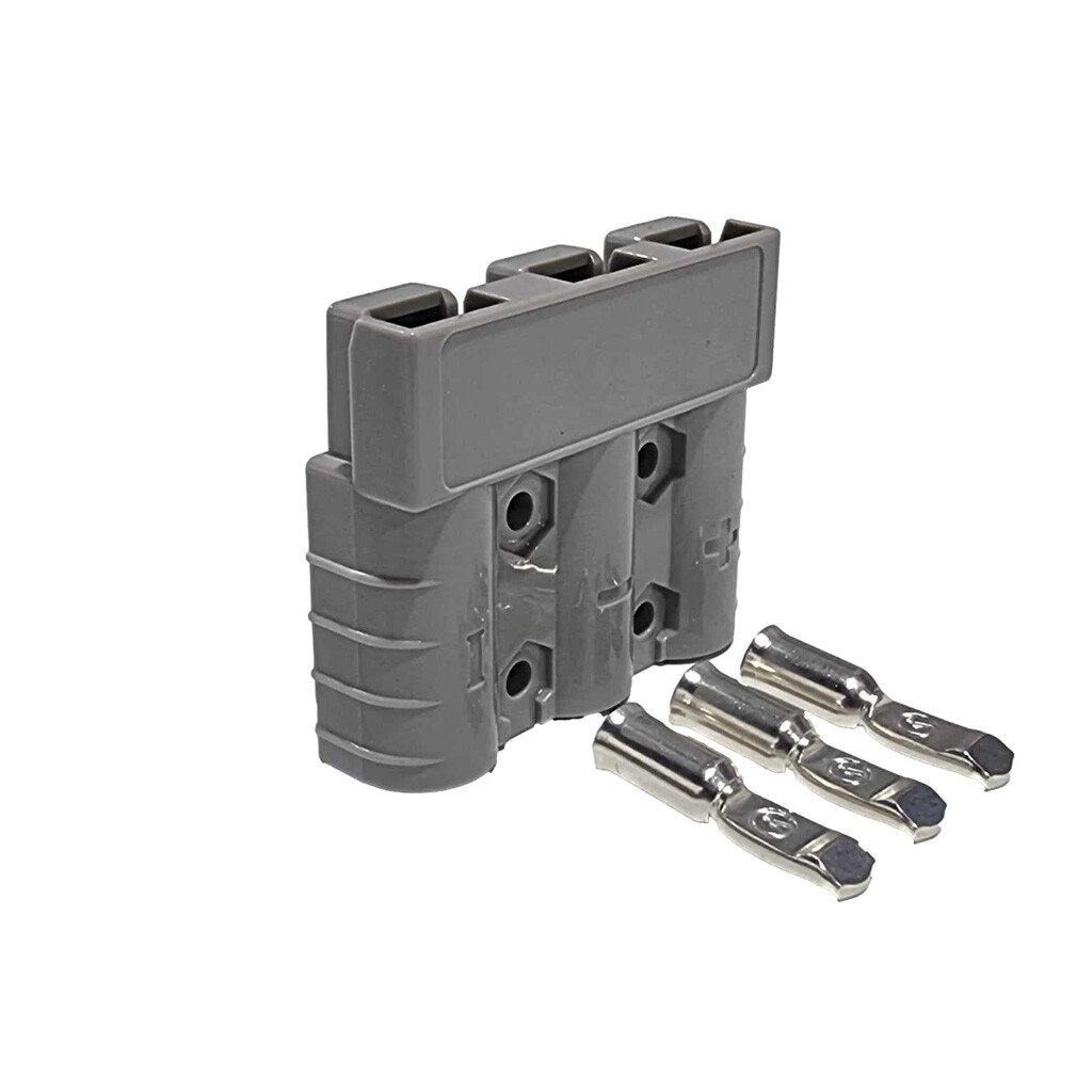 Blue Bar 3 Pin Anderson Style Plug Pos / Neg / Ignition Wire | eBay ...