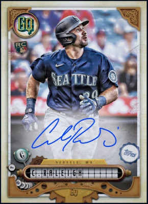 2022 Topps Gypsy Queen Autograph Rookie RC - Cal Raleigh MLB Bunt ...