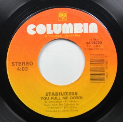 Rock 45 Stabilizers - You Pull Me Down / One Simple Thing On Columbia ...