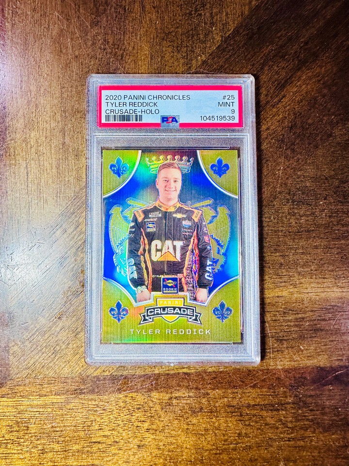 2020 Tyler Reddick RC PSA 10 - POP 1 Rookie GEM Prizm Halo Crusade ...