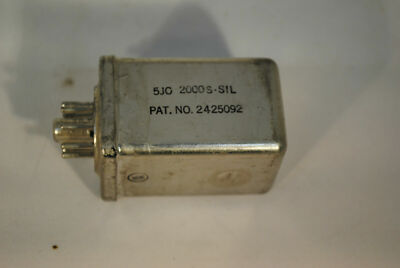 SIGMA INSTRUMENTS VINTAGE RELAY 5J0-2000S-SIL 5JO-2000S-SIL | eBay