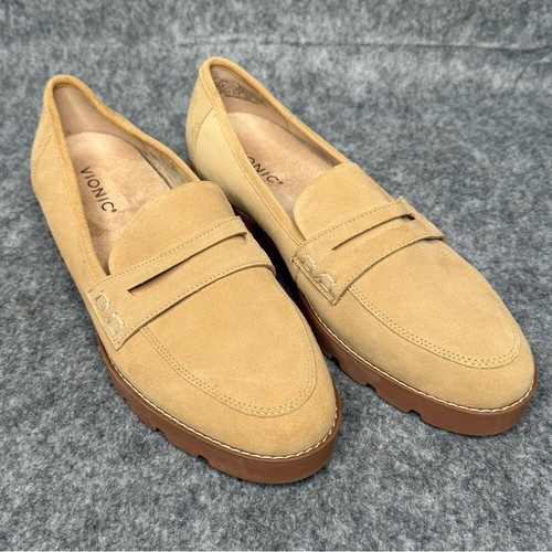 Vionic Women's Cheryl II Slip-on Loafer in Beige Suede- Sz 9 | eBay