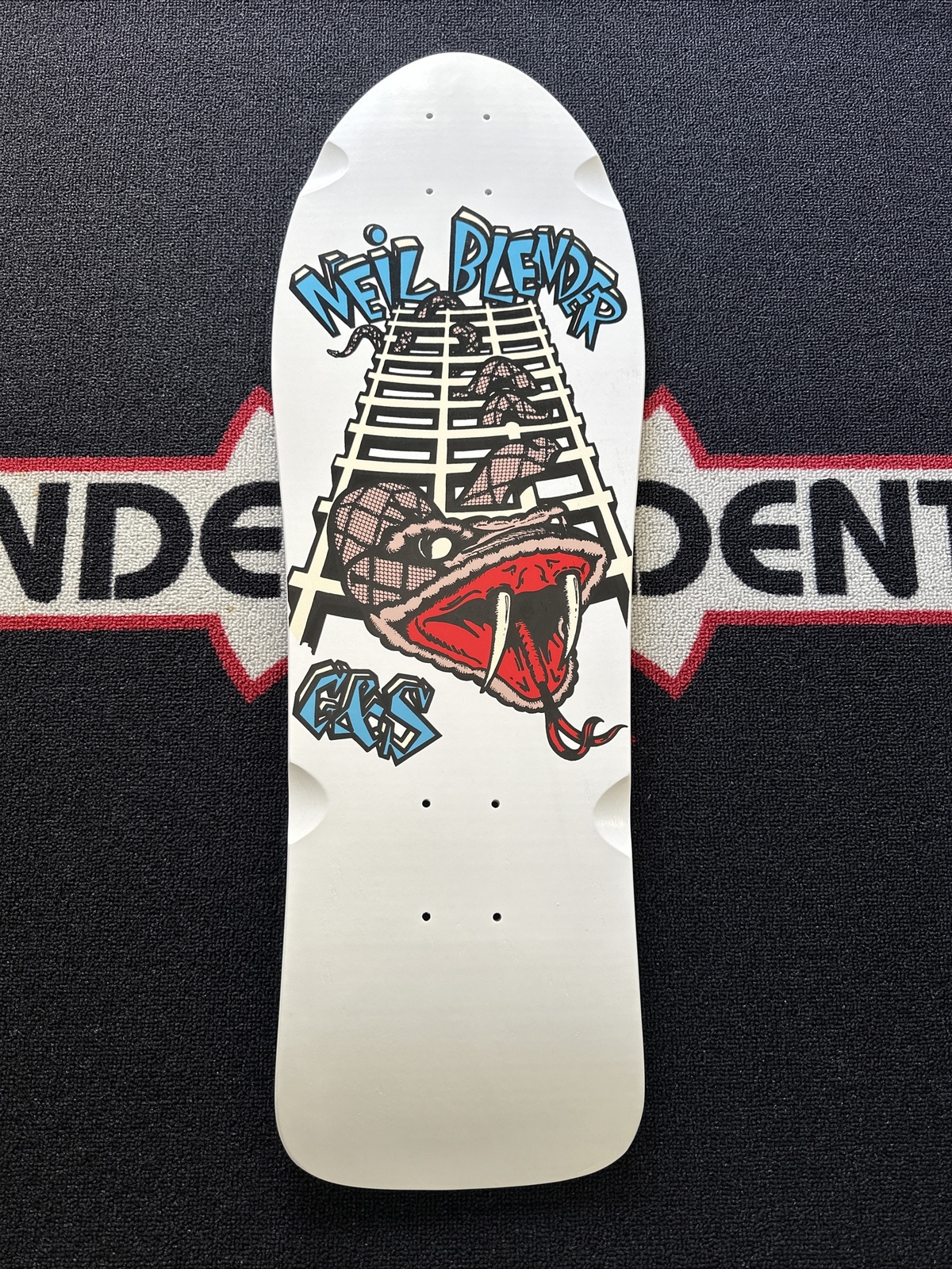 G&S Neil Blender 1984 Snake & Lattice Reissue skateboard deck white | eBay