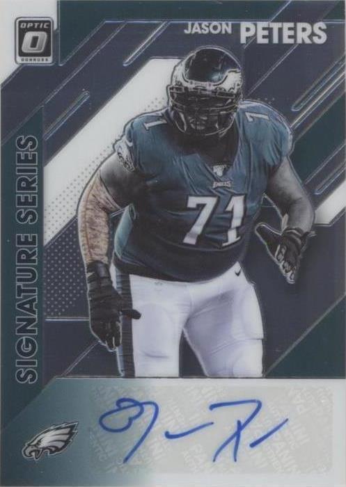 2020 Panini Donruss Optic - Signature Series Jason Peters #SS-JP (AU ...