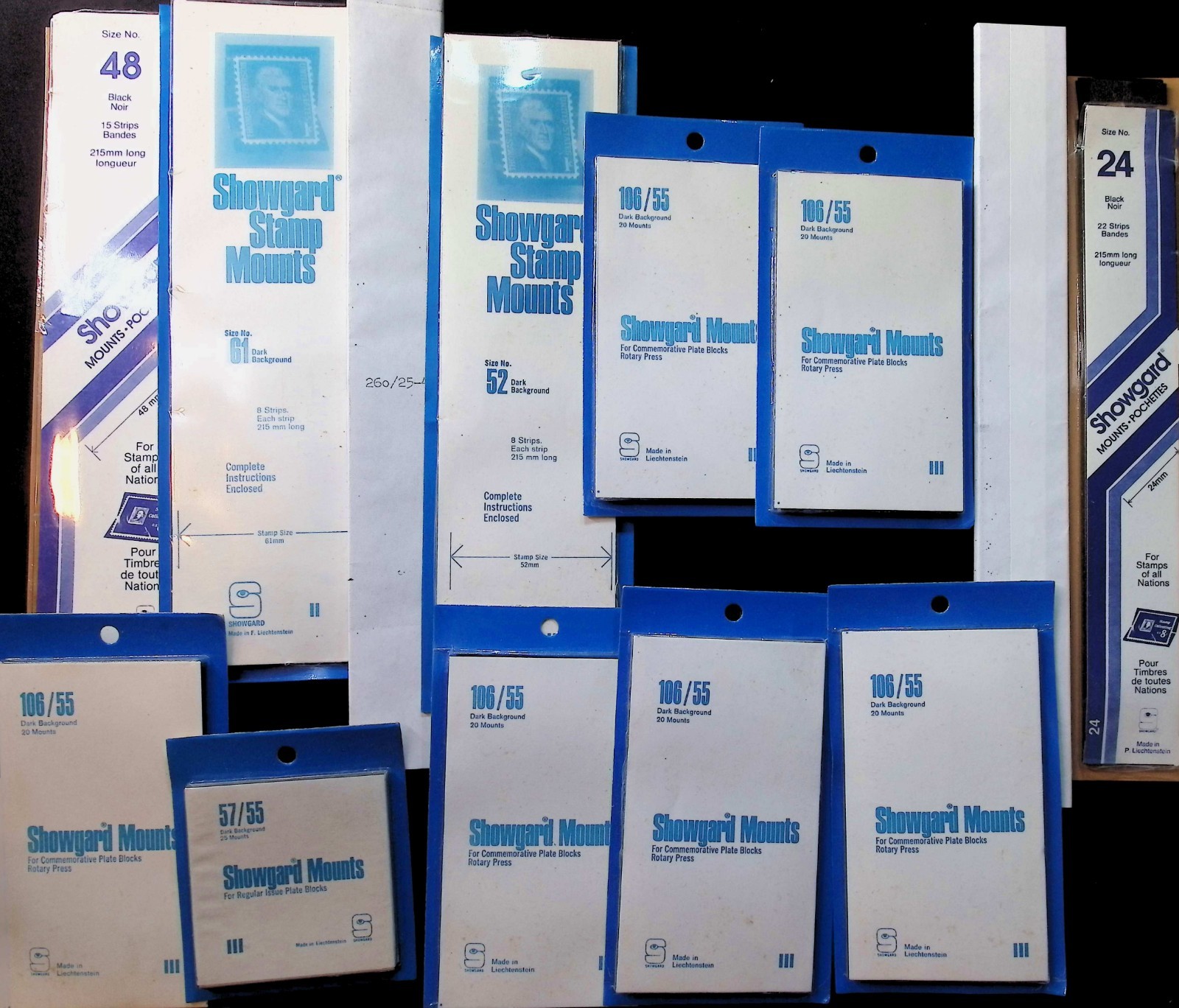 Large Lot Showgard Mounts Most Never Used Various Sizes | eBay