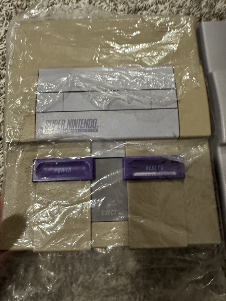 Lot of 2 OEM Super Nintendo SNES Consoles WORKS w/ VIDEO ISSUES Parts ...