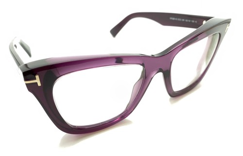 Tom Ford TF5881-B 081 Purple Rectangle Eyeglasses Frames 52-19 135 ...