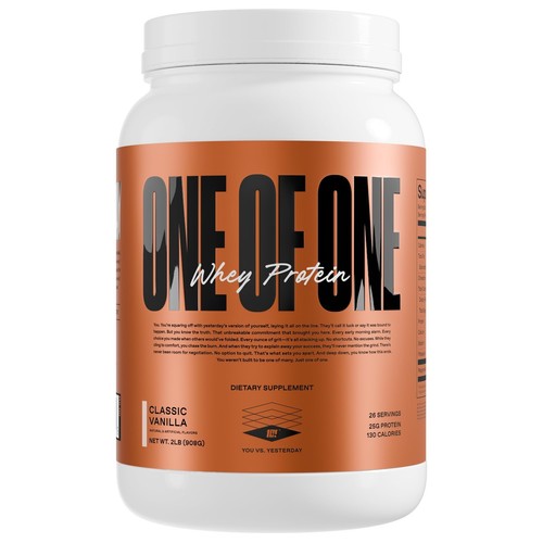 ONE of ONE Whey Protein Powder – 25g Whey Protein Concentrate with ...
