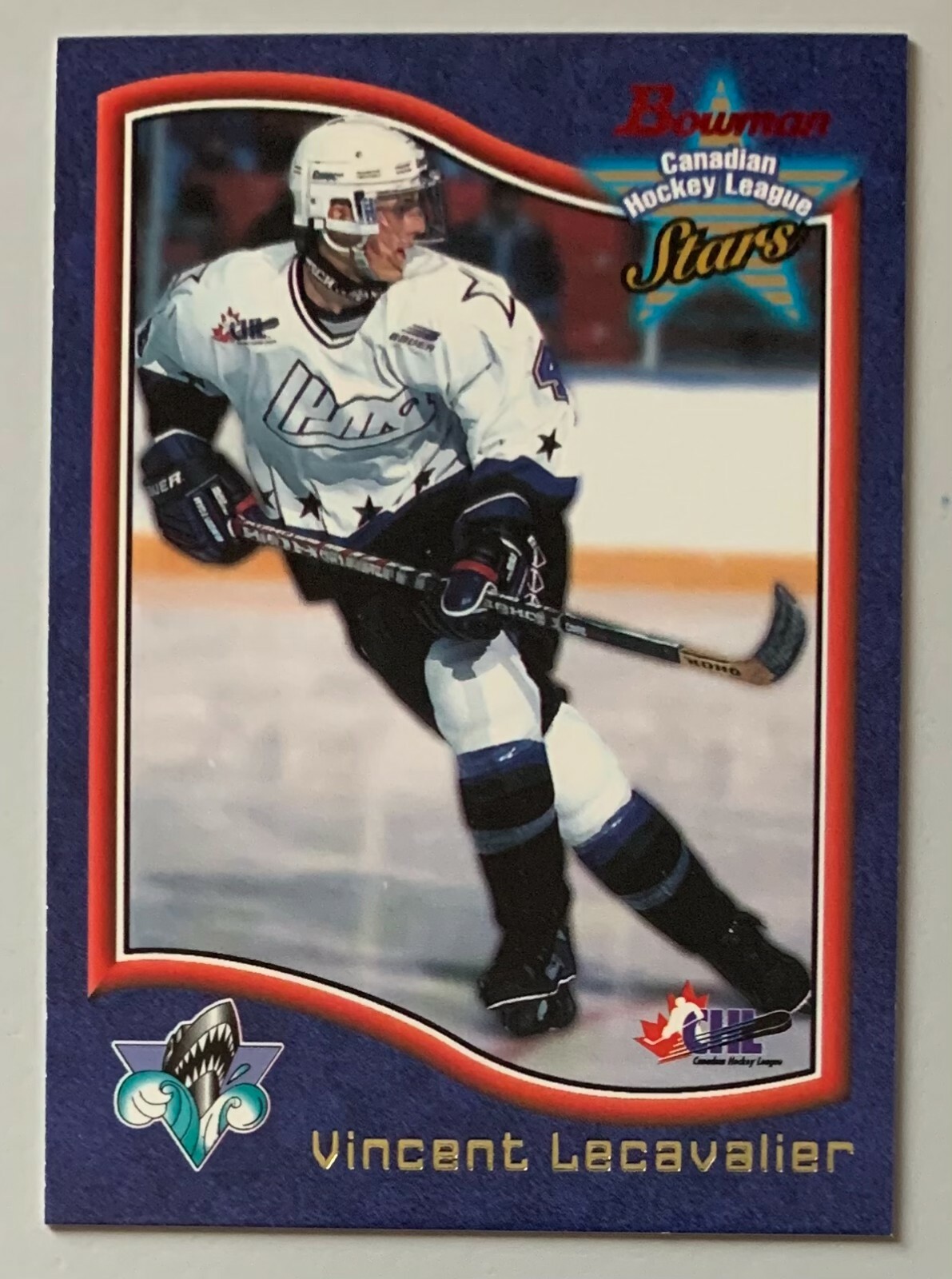 VINCENT LECAVALIER, RARE ! 1997-1998 BOWMAN ROOKIE CARD, NICE ! | eBay