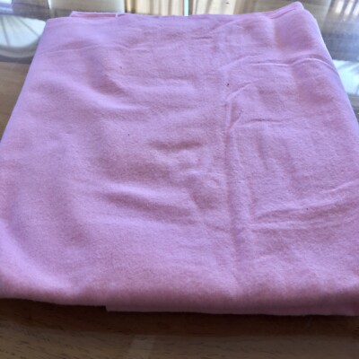 Solid Pink Flannel 32 inches by 43 inches | eBay