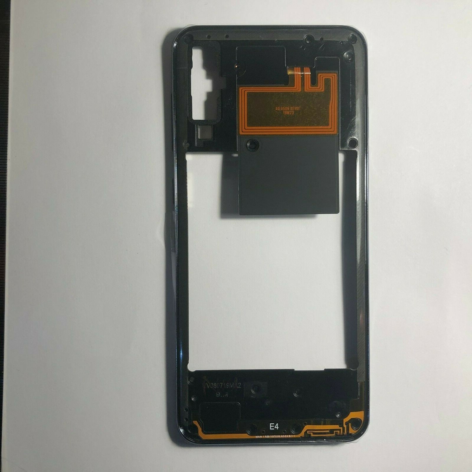 Genuine Samsung Galaxy A50 SM-A505 Black Rear Middle Frame Housing GH97 ...