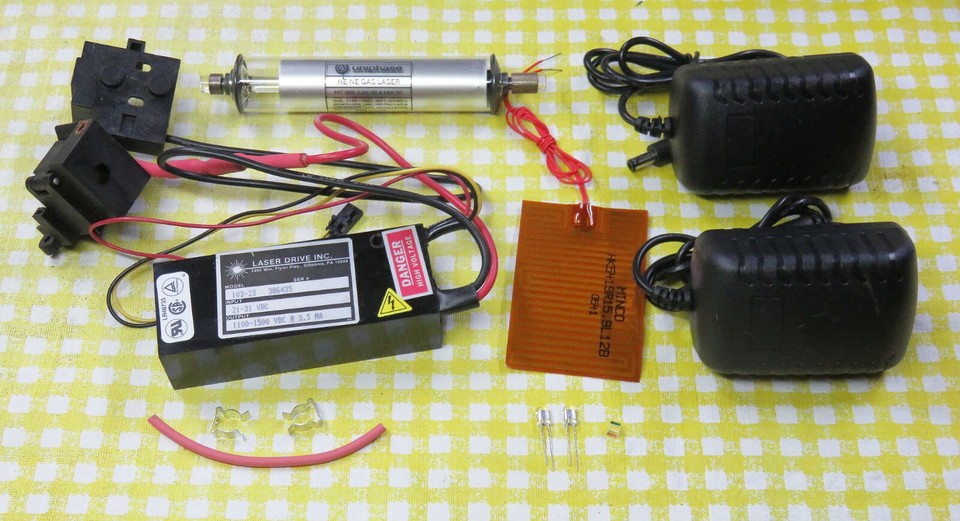 HeNe Laser Kits - Basic, Zeeman, Stabilized with or without Arduino ...