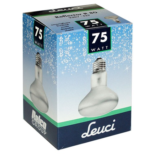 Leuci Bulbs R80 Reflector 75W E27 Matte Bulbs 75 Watt Warm White ...