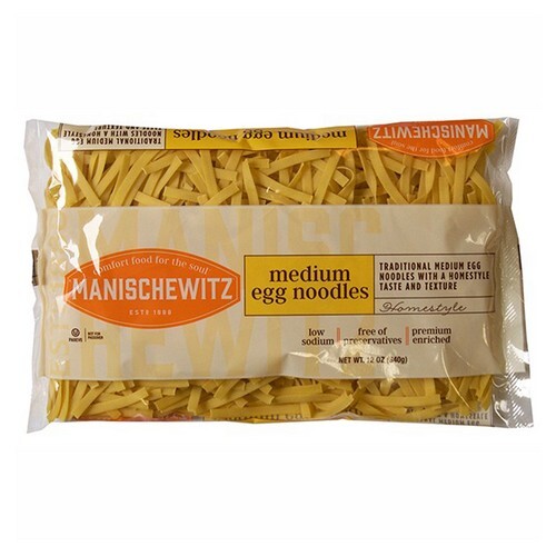 Manischewitz Egg Noodles Medium 12 Oz (Case Of 12) By Manischewitz ...