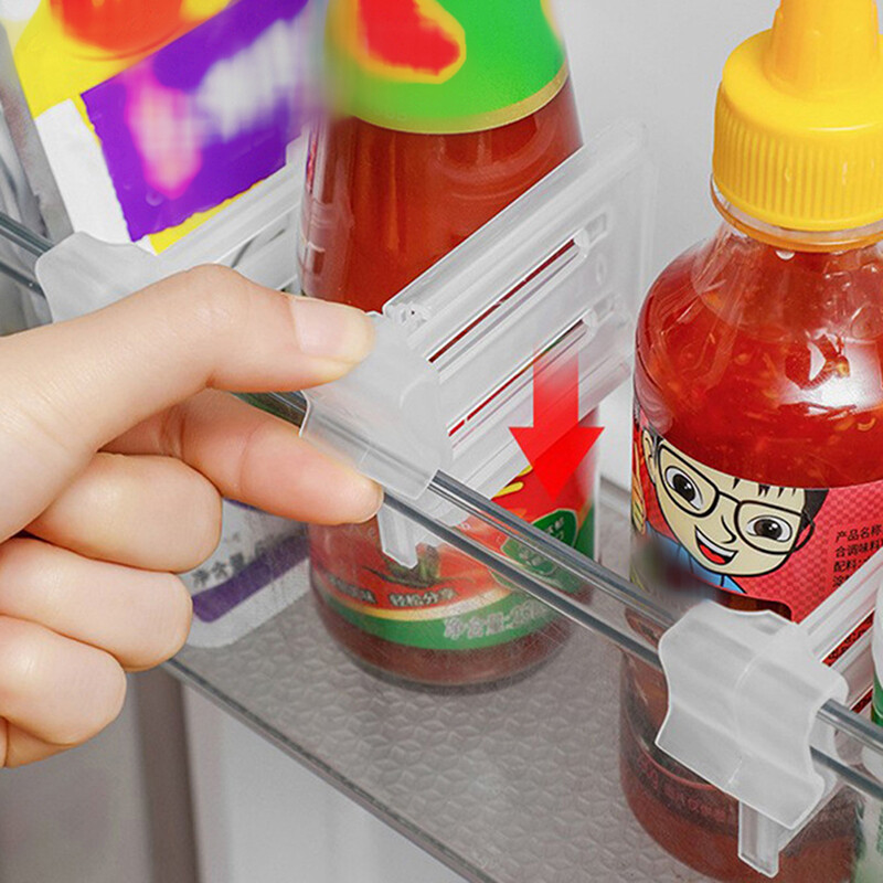 4Pcs Refrigerator Partition Divider Storage Rack Board Drawer Organizer ...