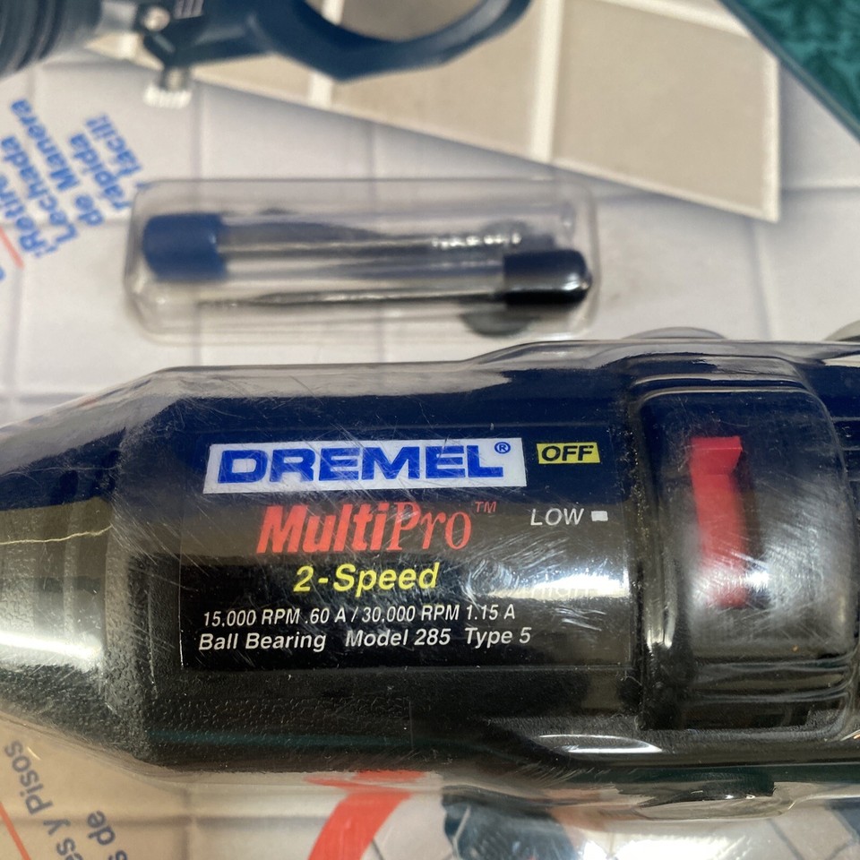NEW DREMEL GROUT Removal Model 285 MULTIPRO 2 Speed Rotary Tool MADE in ...