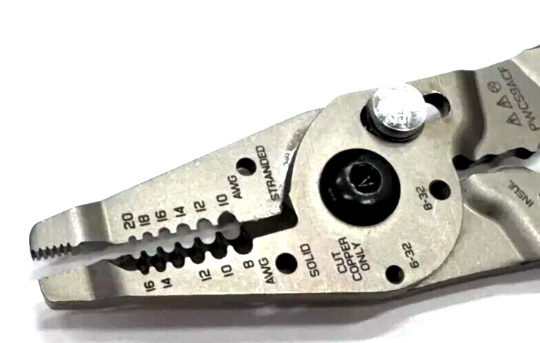 SNAP ON PWCS9ACF RED Soft Grip 9" Wire Stripper Cutter Crimper NEW USA ...