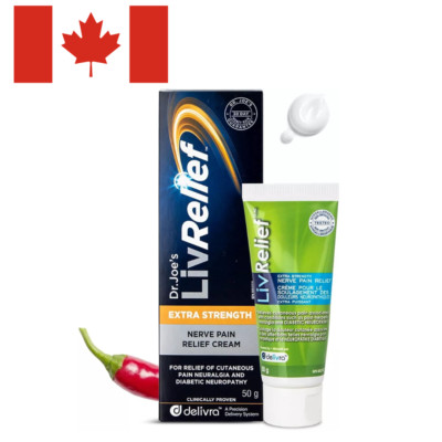 LivRelief Nerve Pain Relief Extra Strength Plant Based for Tingling ...