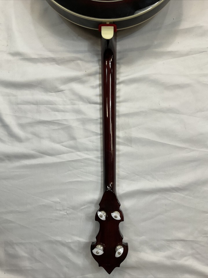 Iida Vintage 4-String Banjo 19 Frets Remo Weatherking Banjo Head USA W ...