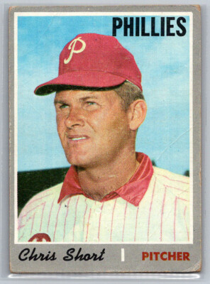 # 270 Chris Short Philadelphia Phillies 1970 Topps / creased | eBay