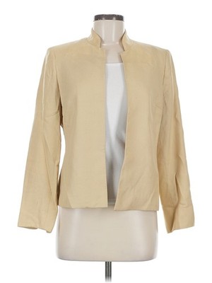 Kasper Women Ivory Silk Blazer 6 Petites | eBay