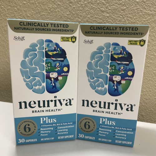 Neuriva Plus Brain Health Suppliment - 30 Capsules - TWIN Pack (60 ...