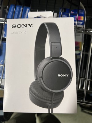 New Sony MDR-ZX 110 Stereo Wired Ear-Cup (Over the Ear) Headphones ...