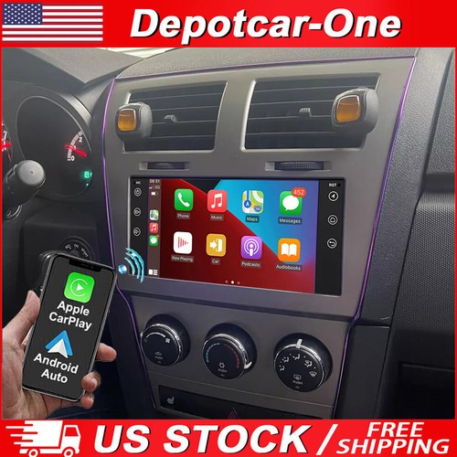 For Dodge Challenger 2008-2014 Android 13 Carplay Car Stereo Radio GPS ...